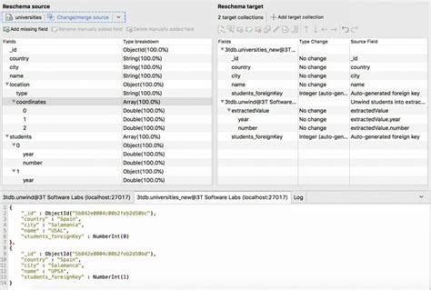 Reschema For MongoDB MongoDB Schema Migration Tool Studio T