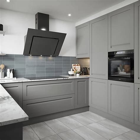 Johnson Tiles Mayfair Dark Grey Gloss Ceramic Indoor Wall Tile Sample