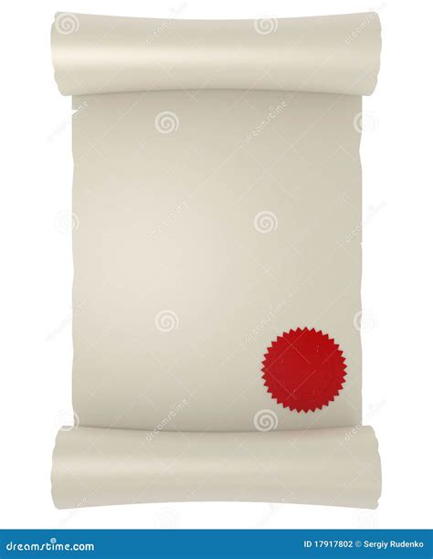 Certificate Scroll Stock Illustration Illustration Of Legal 17917802