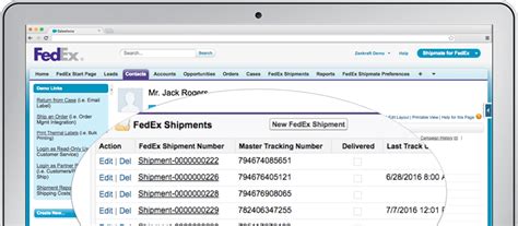 Fedex For Salesforce Shipping Tracking Pickups And Rating