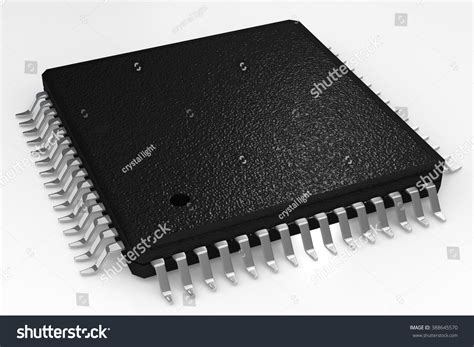 Electronic Integrated Circuit Chip Stock Illustration 388645570 Shutterstock