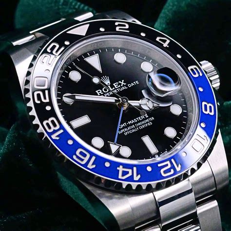 Fsot Rolex Gmt Master Ii “batman” Black Dail Black Blue Ceramic Bezel