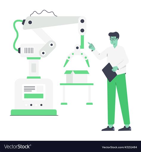 Packaging Automation Royalty Free Vector Image