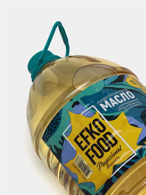 Масло подсолнечное EFKO FOOD, 5 л купить по низким ценам в интернет ...