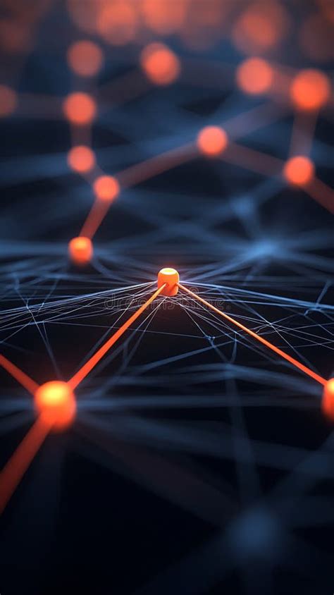 Dark Background With 3d Geometric Shapes And High Tech Grid Stock Illustration Illustration Of