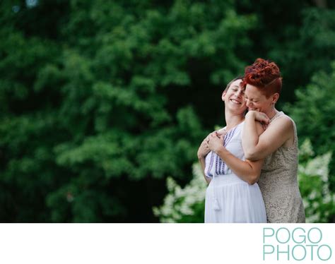 Relaxed Same Sex Wedding Portraits In New Hampshire