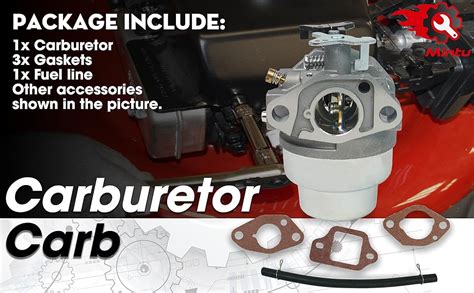 Amazon.com: Carburetor Carb Replaces For Troy Bilt TB130 TB160XP TB365XP TB240 TB160 TB250 TB260 ...