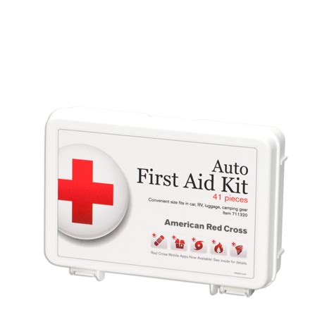 American Red Cross Auto First Aid Kit Red Cross Store