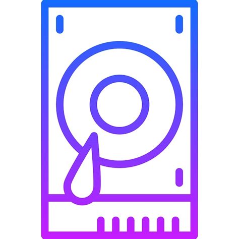 Premium Vector Hard Disk Vector Illustration