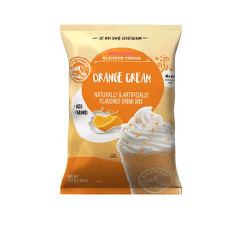 Big Train Orange Cream Blended Creme Mix 35lb Bag Dilworth Coffee