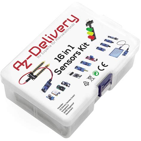 16 in 1 kit accessory set with sensors and modules compatible with