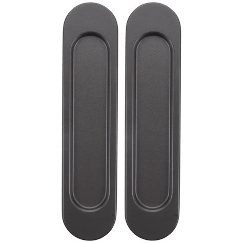 Senseth 2 Pcs Sliding Barn Door Finger Pulls Oval Sliding Door Pulls