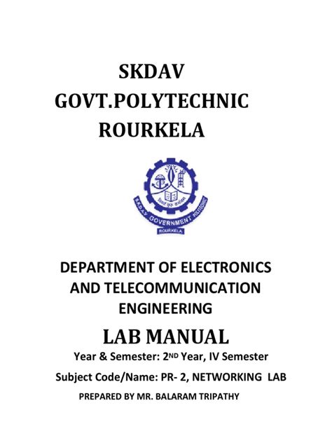 Networking Lab Manual 1650438107 Pdf Computer Network Network Switch