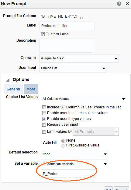 Obiee In Il Obiee Selecting Date Range From A Prompt Without Breaking Aggregation Awareness
