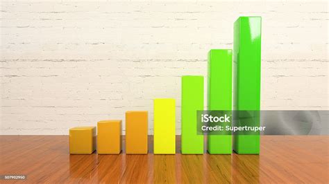 3 D 렌더링 그래프 성장하는 그래프 0명에 대한 스톡 사진 및 기타 이미지 0명 3차원 형태 그래프 Istock