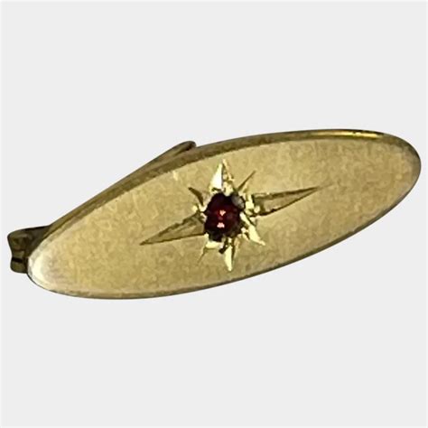 Tiny Ruby Pin For Your French Fashion Bebe Or German Doll Dress Or Ruby Lane