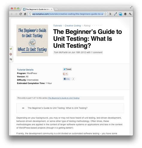 Introduction To Wordpress Unit Testing Tom Mcfarlin