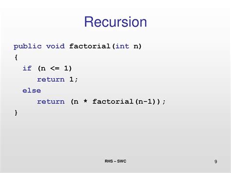Recursion See Recursion Ppt Download