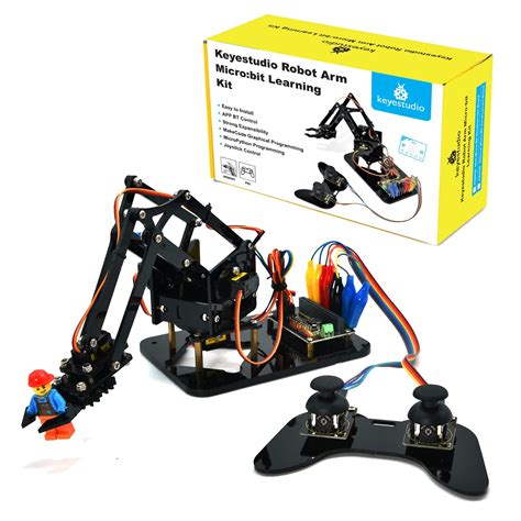 Buy KEYESTUDIORobot Arm Kit For BBC Microbit V Include Micro Bit V Stem Education Kit With