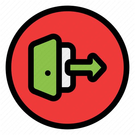 Logout Sign Out Exit Quit Icon Download On Iconfinder