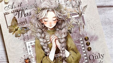 기도하는 소녀 살짝 간단 다꾸🩶 Youtube