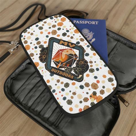 Dnd Passport Cover Passport Wallet Dnd T D20 Dice Ts Dm T