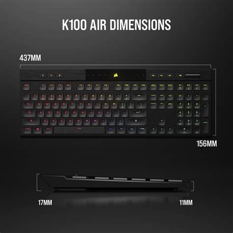 CORSAIR K100 AIRReview - Exclusive wireless mechanical keyboard in ...