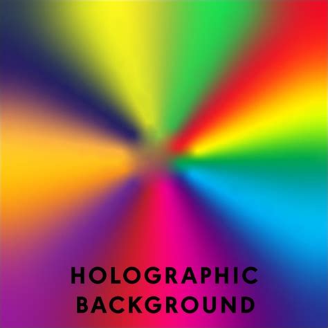 Premium Vector Multicolor Holographic Gradient Background