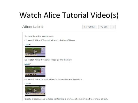 alice lab 3 java programming contentobjective learn real