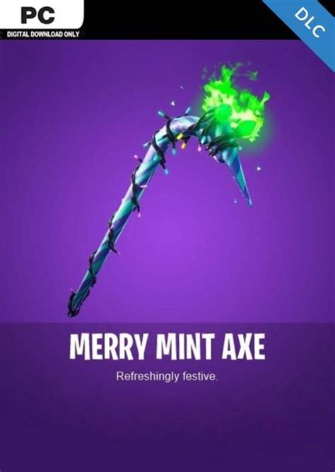 Fortnite Merry Mint Pick Axe Pc Epic Games Цифровые ключи игр и