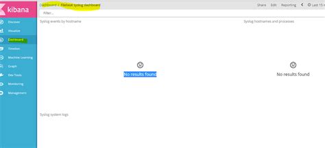 The Filebeat Dashboard No Results Found Beats Discuss The Elastic