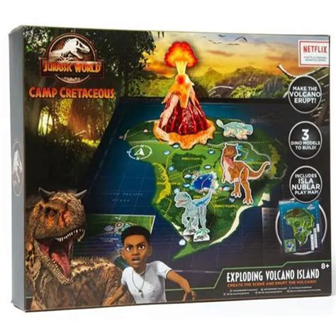 Jurassic World Camp Cretaceous Exploding Volcano Island Fanbase
