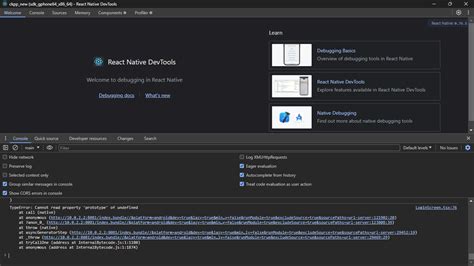 Reactjs How Enable Network Tab In React Native Cli Dubugging Stack