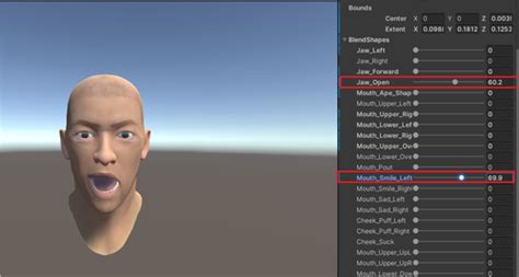 unity getting data of facial tracking vive openxr developer resources