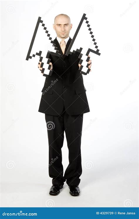 Mouse Pointers Stock Image Image Of Computer Carry Bald
