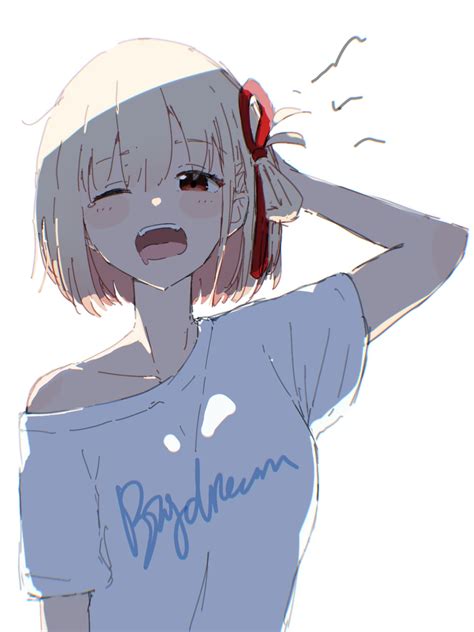 Ama Ama Ekaku Nishikigi Chisato Lycoris Recoil Highres 1girl