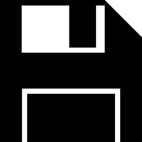 Floppy Disk Interface Symbol For Save Option Button Vector Svg Icon Svg Repo