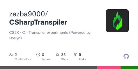 GitHub Zezba CSharpTranspiler CS X C Transpiler Experiments Powered By Roslyn