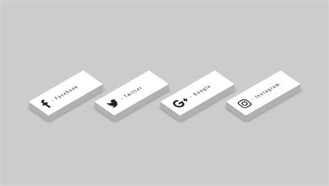 Collection Of Hand Picked Free HTML And CSS Social Media Icon And Button Code Examples