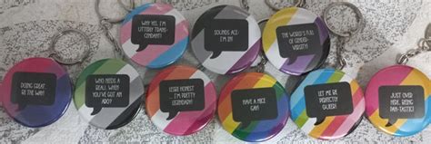 Some Pins That My Sister Made R Lgbt