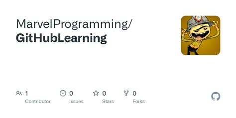 Github Marvelprogramminggithublearning