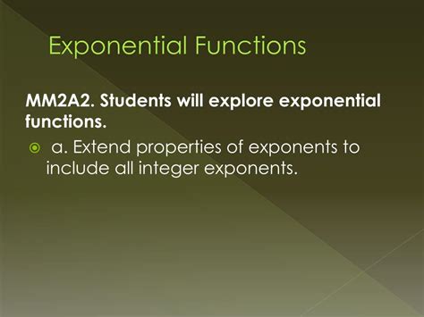 PPT Exponential Functions PowerPoint Presentation Free Download ID 3127224
