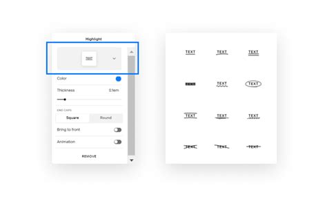 How To Add Underlines Highlights And Text Effects On Squarespace Untitled Site