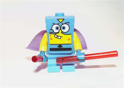 Spongebob Squarepants Super Hero Cartoon Minifigure