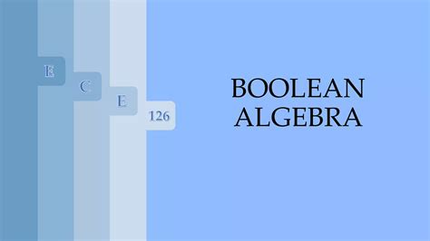 Boolean Algebrapptx