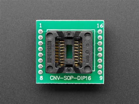 Smt Test Socket Soic 16 Narrow Breakout The Pi Hut