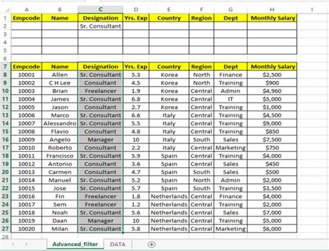 Advanced Filter Complex Criteria Career Growth