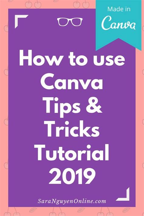 Canva Tutorial How To Use Canva Tips And Tricks Update Sara Nguyen In Canva