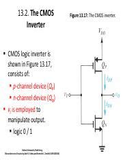 Understanding CMOS Inverters Power Dissipation Digital IC Course Hero