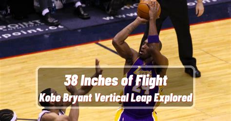 38 inches of flight kobe bryant vertical leap explored all star faq